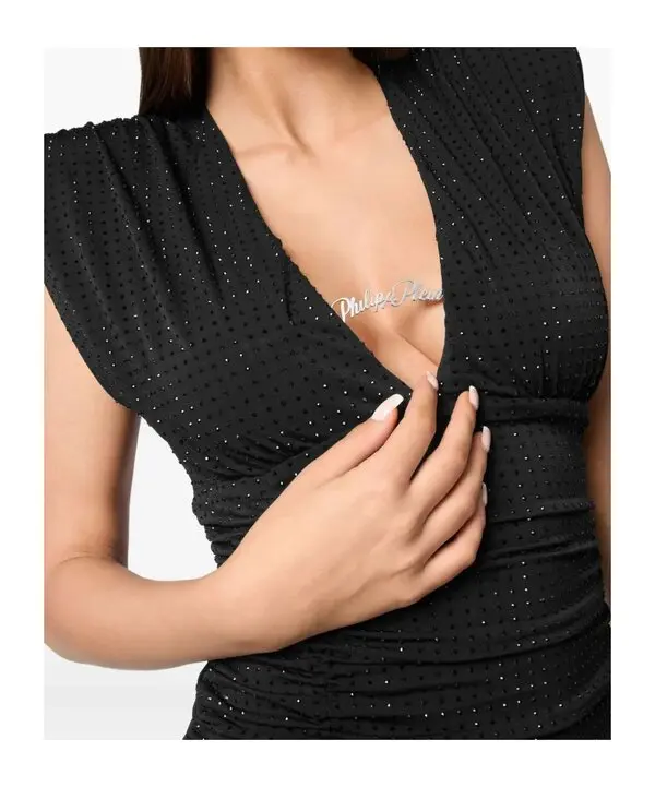Philipp Plein Jersey Mini Dress
