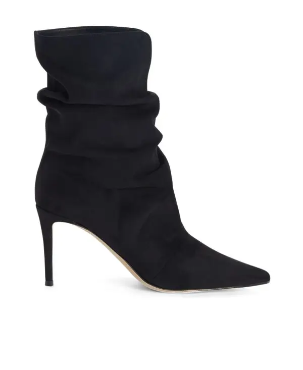 GIUSEPPE ZANOTTI Yunah Pointed Toe Ankle Boots - Black