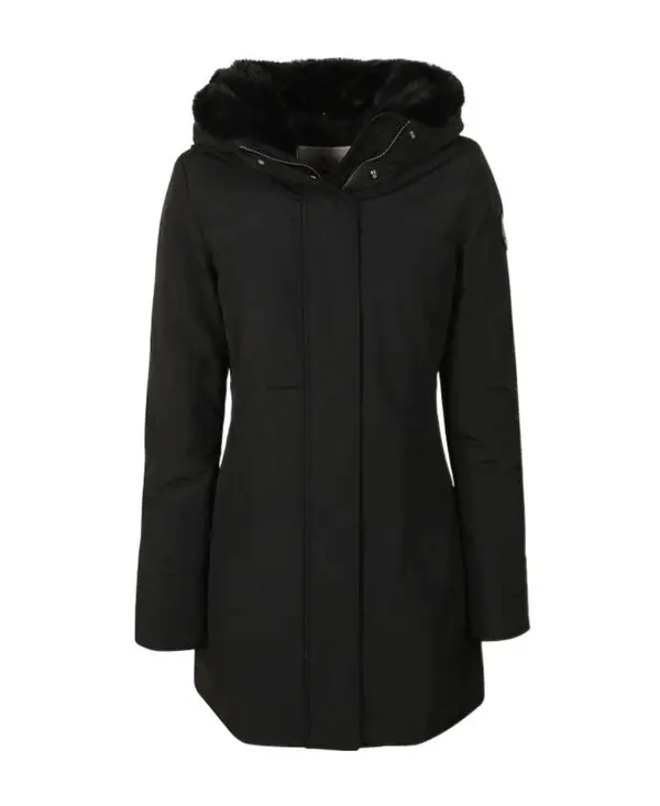 Woolrich Boulder Hooded Padded Coat - Black