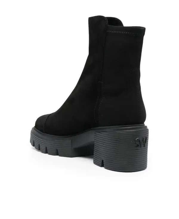 STUART WEITZMAN 60mm Chunky Suede Boots