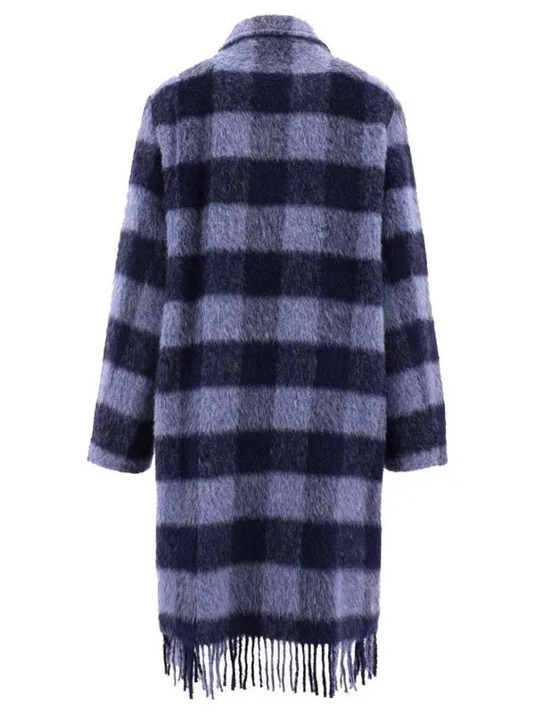 Woolrich Checked Fringed Overshirt