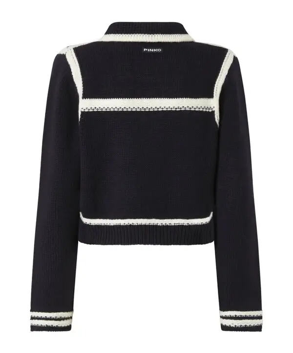 Pinko Contrast Profile Cardigan