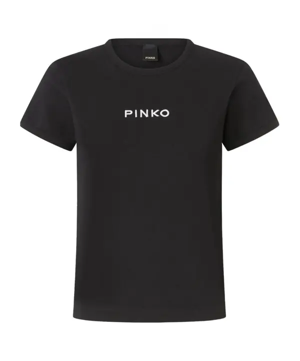 Pinko Intenso Logo Embroidered Short-sleeved T-shirt