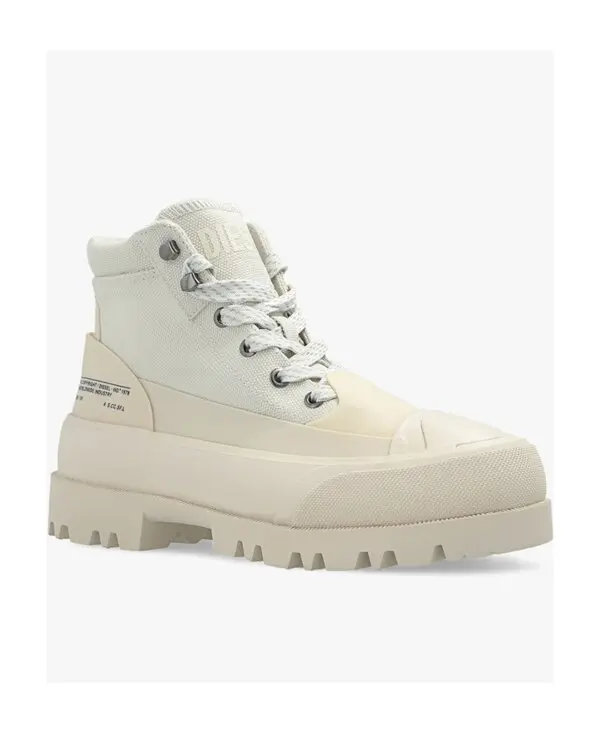 DIESEL® Side Logo-print Ankle Boots