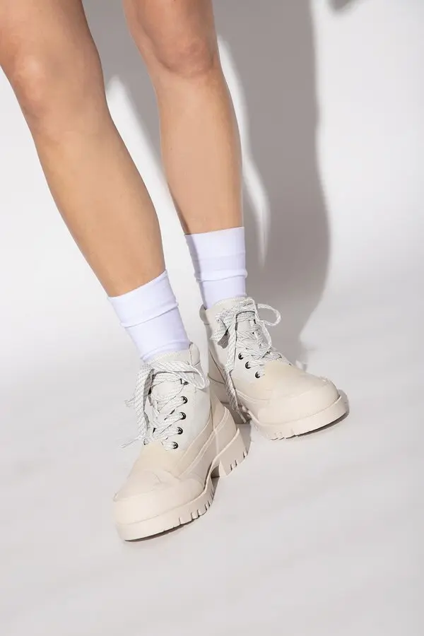 DIESEL® Side Logo-print Ankle Boots