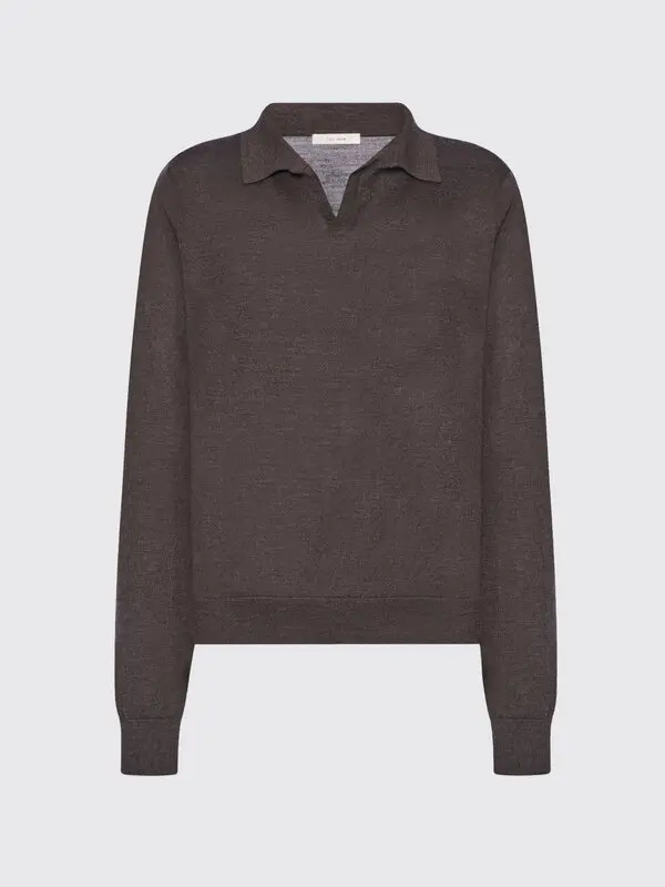 THE ROW Long Sleeve Polo Shirt
