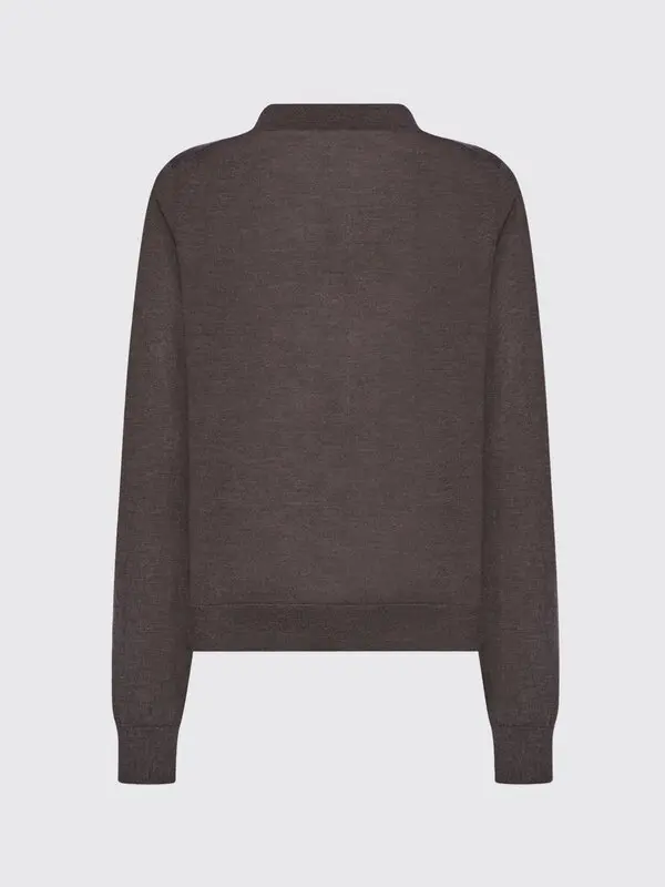 THE ROW Long Sleeve Polo Shirt
