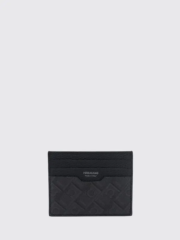 FERRAGAMO Pocket Square - Black