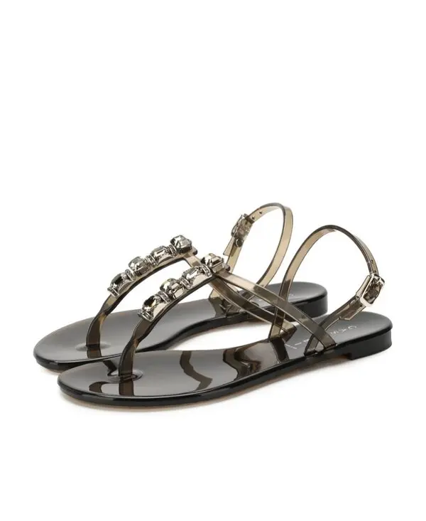 Casadei Jelly Crystal-embellished Sandals