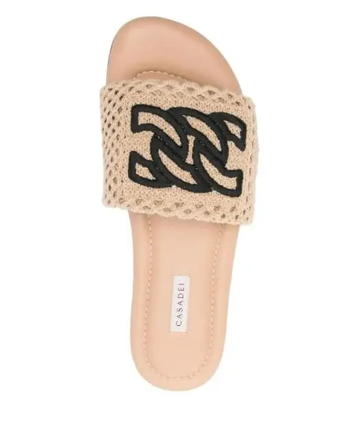 Casadei Positano Flat Slides