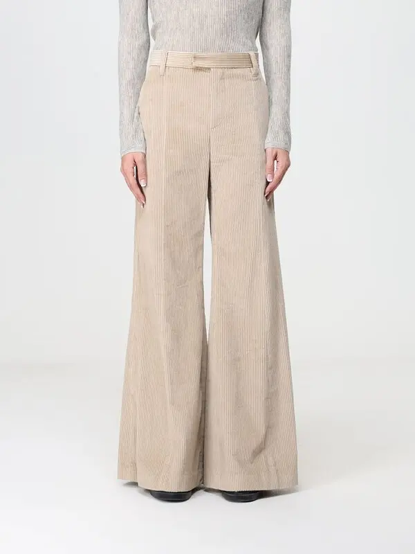 Brunello Cucinelli High-waisted Flared Corduroy Trousers