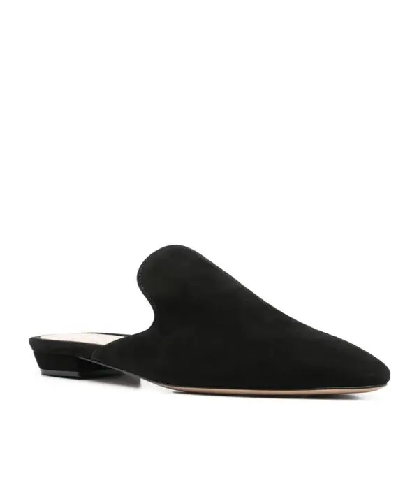 GIANVITO ROSSI Nubuck Mules