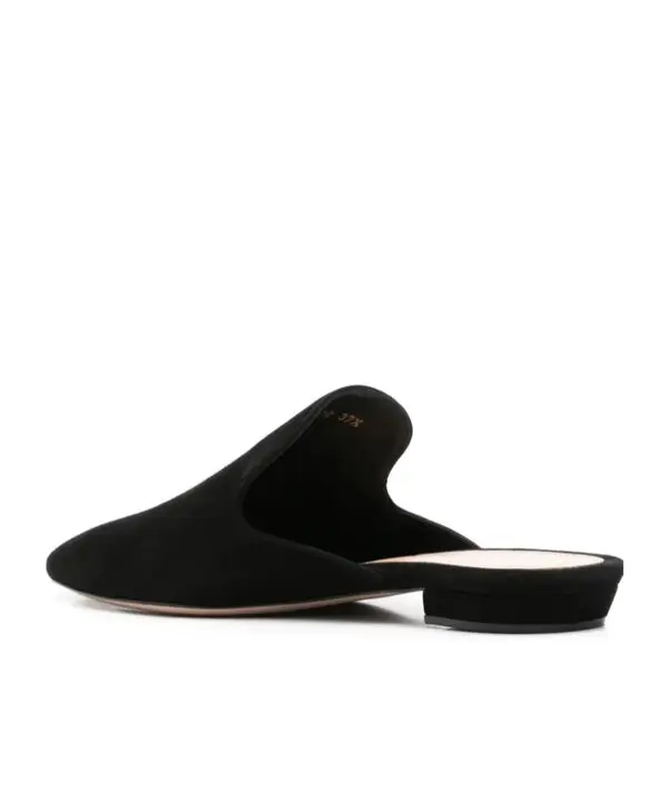 GIANVITO ROSSI Nubuck Mules