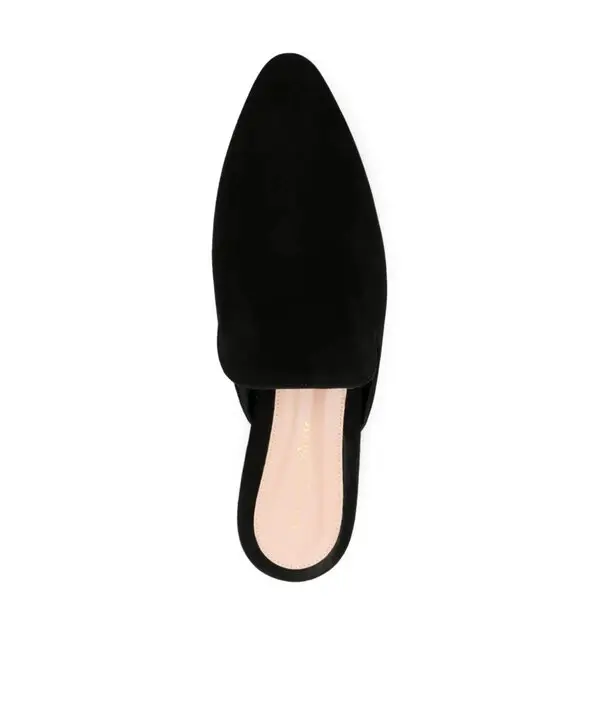 GIANVITO ROSSI Nubuck Mules