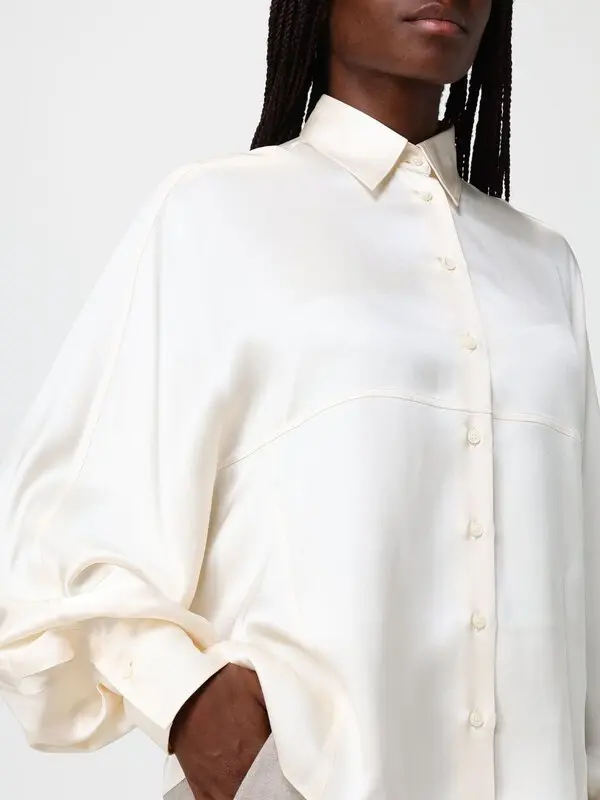 Brunello Cucinelli Long Sleeve Shirt - Ivory