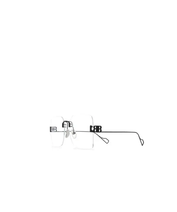 Balenciaga Rimless Square Glasses And Frames