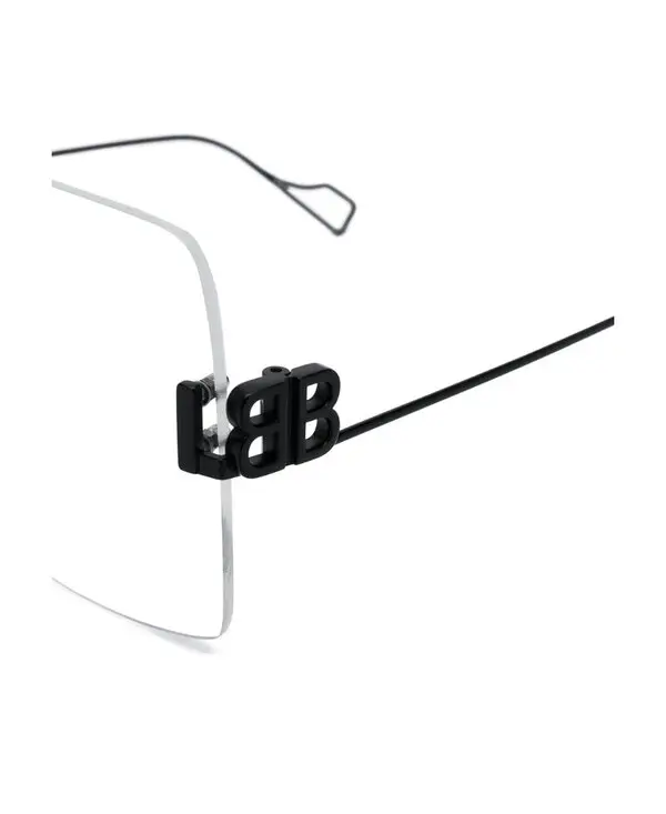 Balenciaga Rimless Square Glasses And Frames