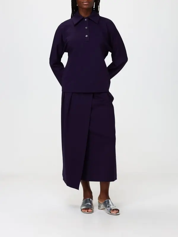 Liviana Conti Belted Midi Skirt