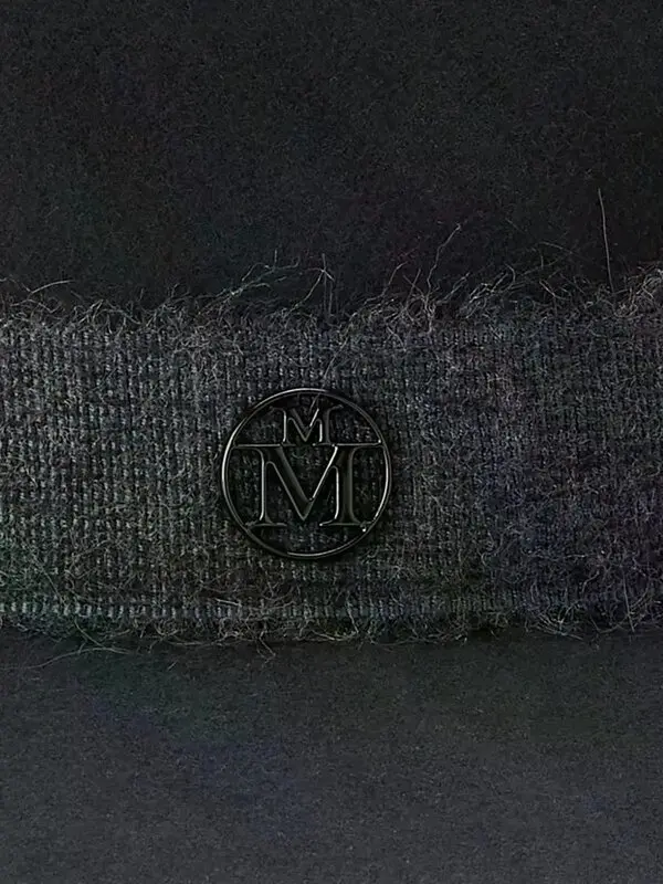 MAISON MICHEL André Logo-detail Fedora Hat