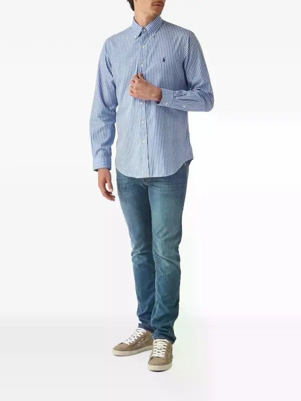 Polo Ralph Lauren Classic-fit Vertical-stripe Cotton Shirt