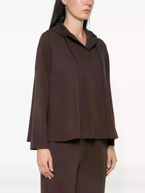 PSOPHIA Drawstring Flared Hoodie