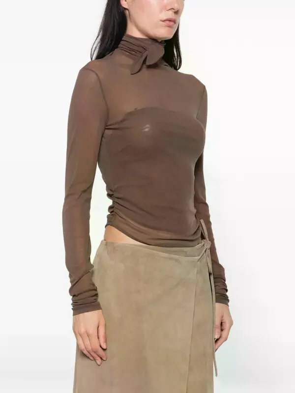 LEMAIRE Ballerina Foulard Transparent-effect Top