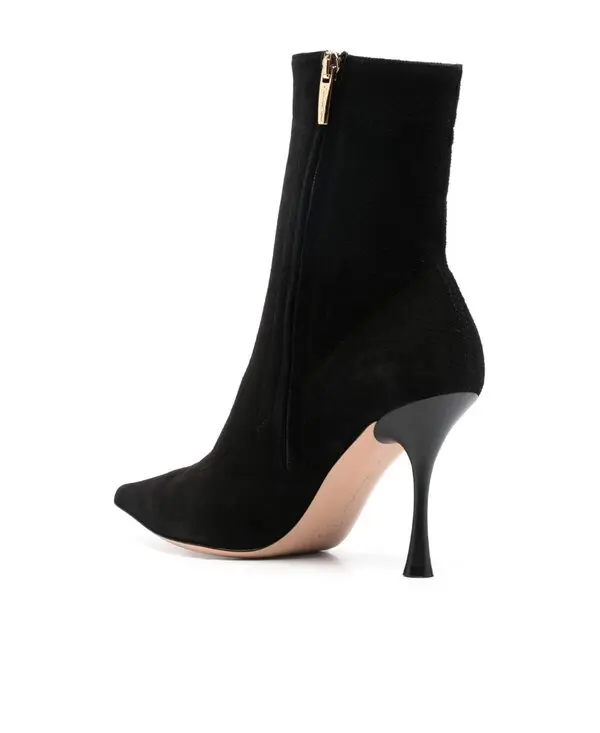 GIANVITO ROSSI Dunn Pointed-toe Ankle Boots