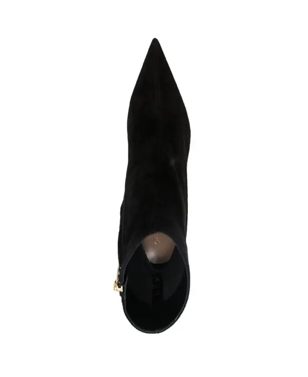 GIANVITO ROSSI Dunn Pointed-toe Ankle Boots