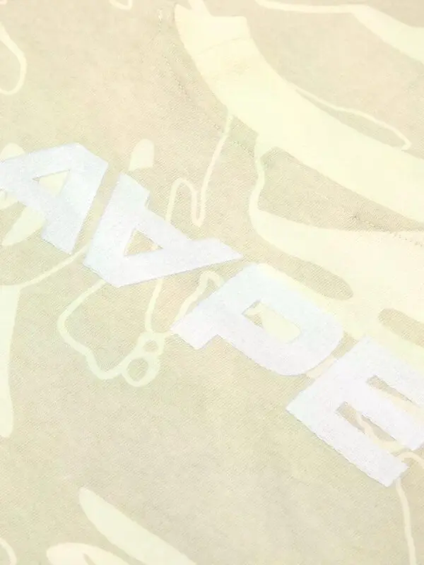 AAPE BY *A BATHING APE Moonface Camouflage-print T-shirt