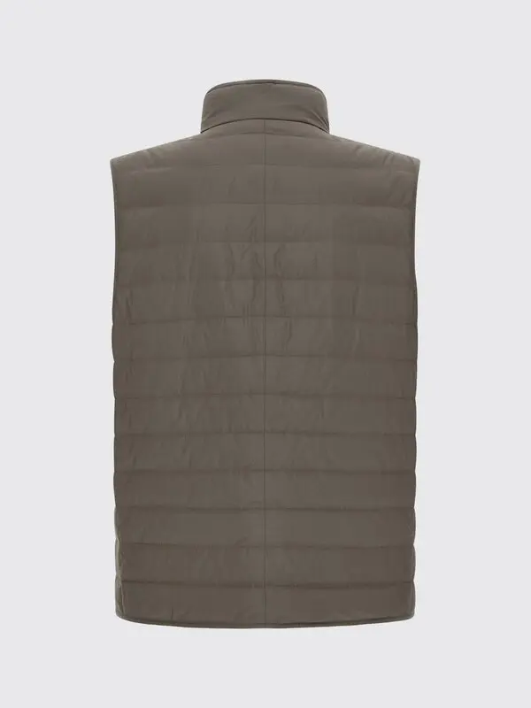 Brunello Cucinelli Quilted Puff Vest - Grey