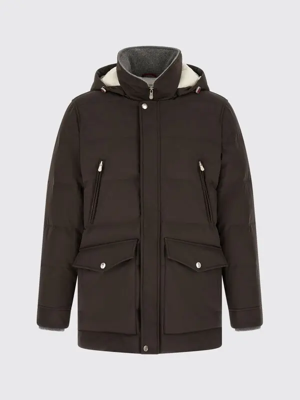 Brunello Cucinelli Down Jacket - Brown