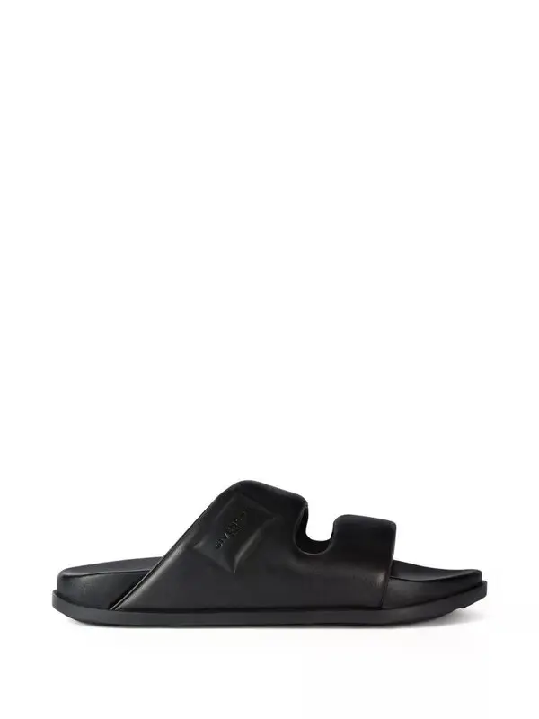 Givenchy Padded Leather Sandals - Black