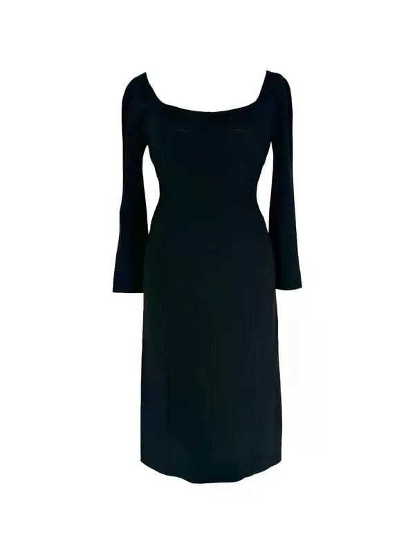 Dolce & Gabbana Long Sleeve Midi Dress