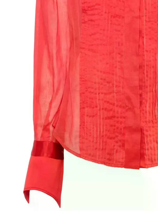 Gianfranco Ferre 1990s Pleated-panel Shirt