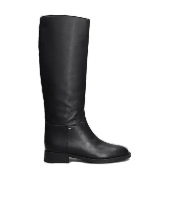 GIUSEPPE ZANOTTI Nourine Almond-toe Boots - Black