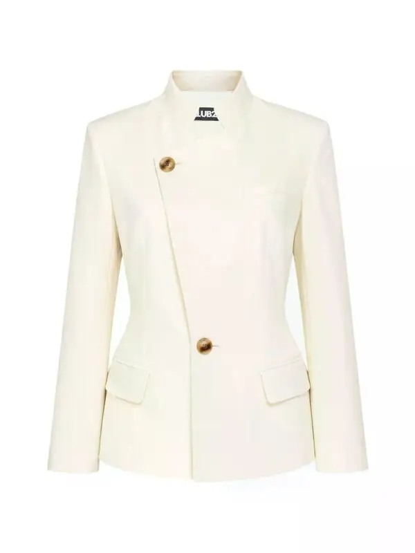CLUB21 COLLECTION Maeve Asymmetric-front Jacket - White