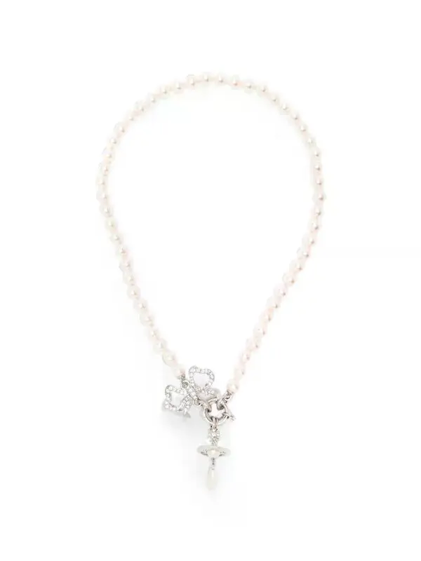 VIVIENNE WESTWOOD Rigoberta Orb-pendant Necklace - Silver
