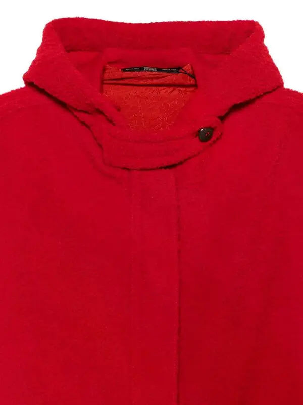 Gianfranco Ferre 1990s Hooded Drawstring-hem Coat