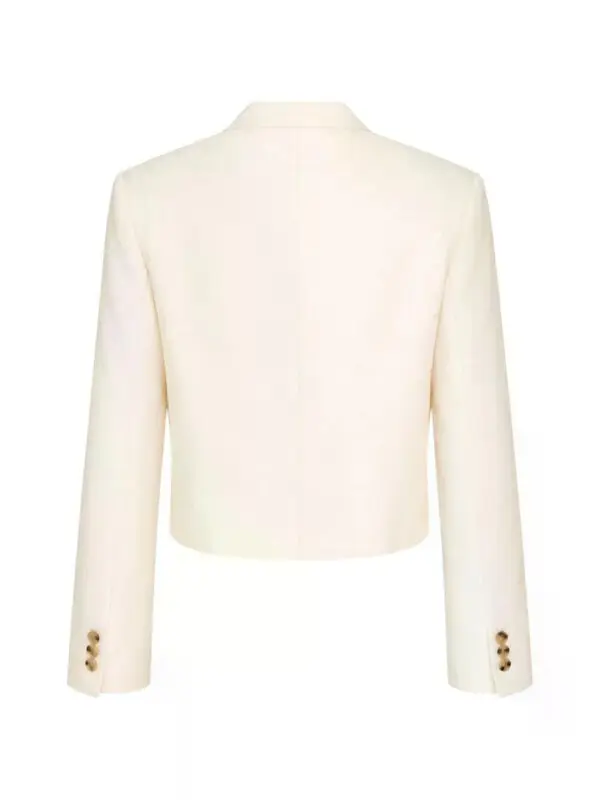 CLUB21 COLLECTION Alba Cropped Jacket - White