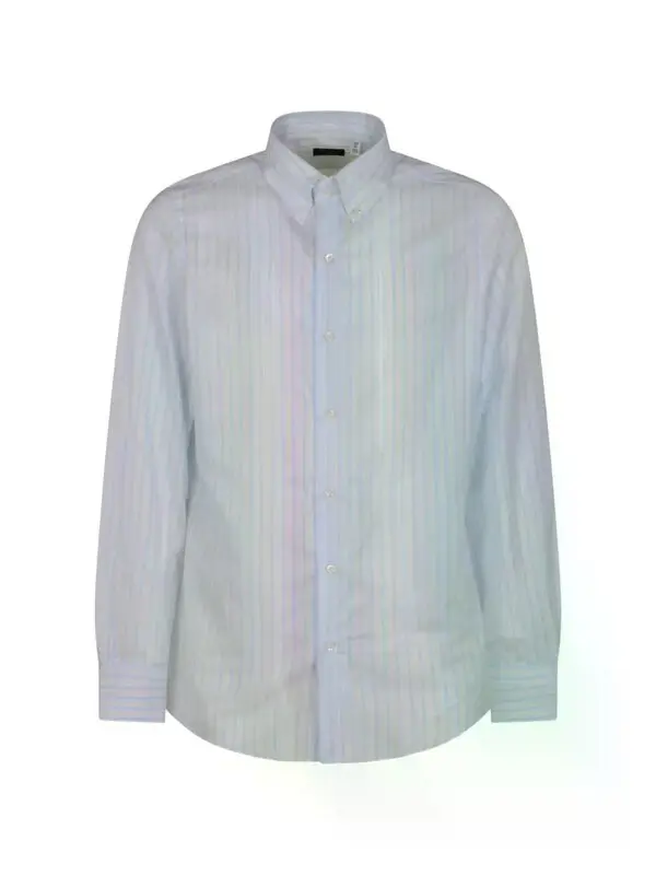 FINAMORE 1925 Striped Button-down Shirt - White