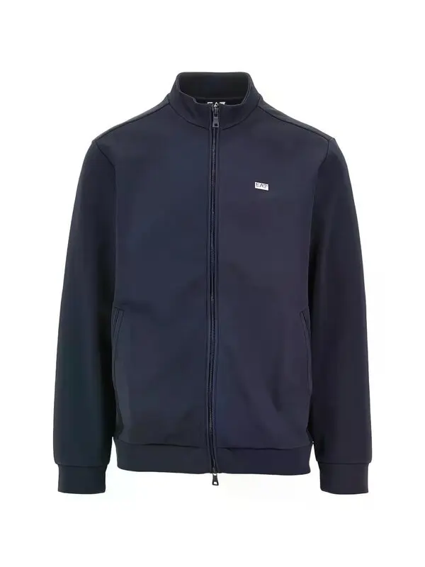 EA7 Logo Plaque Zip-up Jacket
