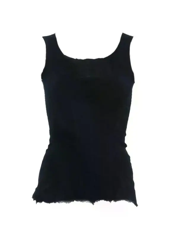 MARC LE BIHAN Raw-edge Panelled Top