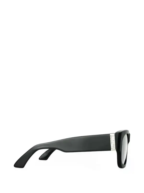 BUGATTI Logo-plaque Square-frame Glasses