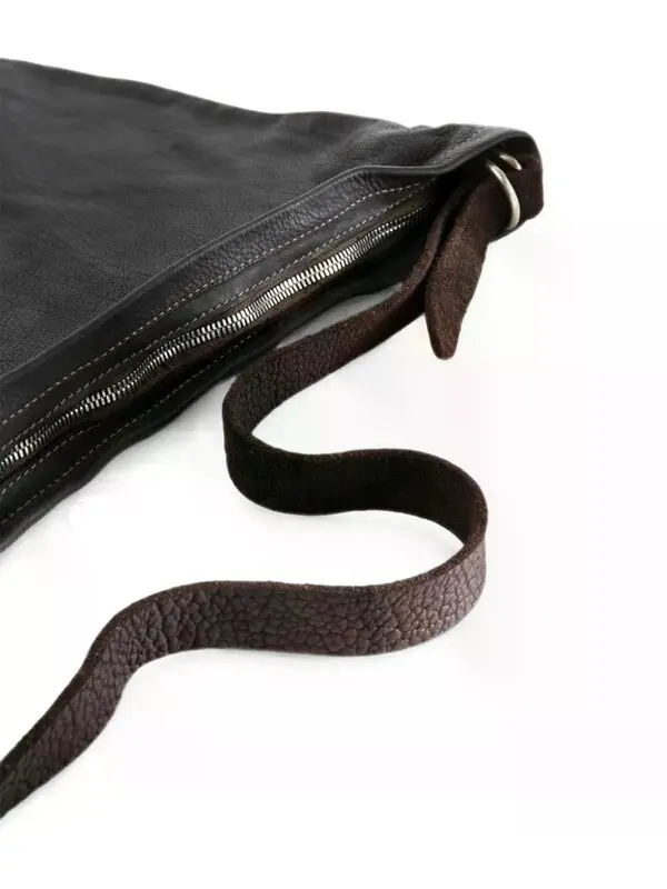 Guidi Grained-leather Shoulder Bag