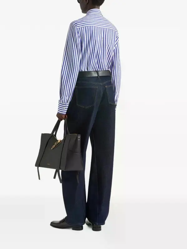 Givenchy Striped Logo Shirt - Blue