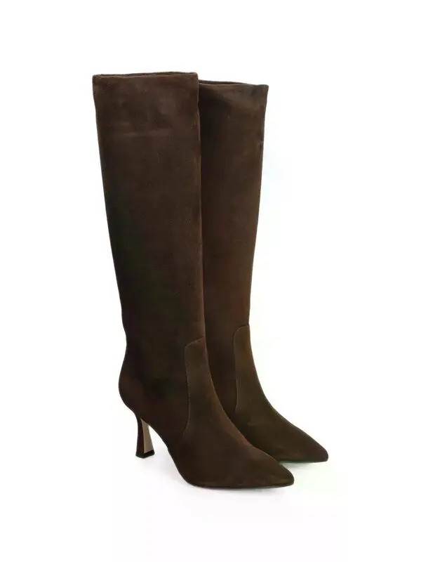 THE SELLER Pointed-toe Knee-high Stiletto Boots - Brown