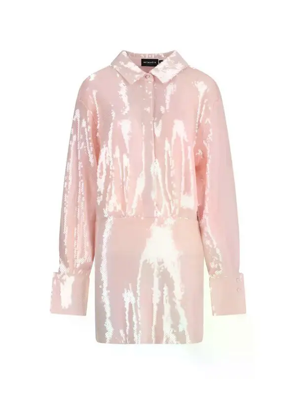 Retrofete Briseis Sequin-embellished Dress - Pink