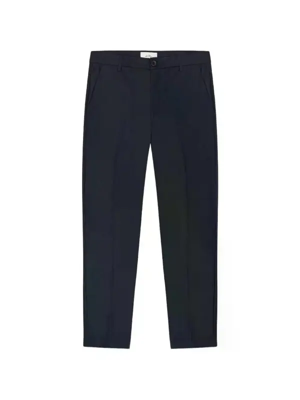 LES DEUX Pressed-crease Slim-fit Trousers