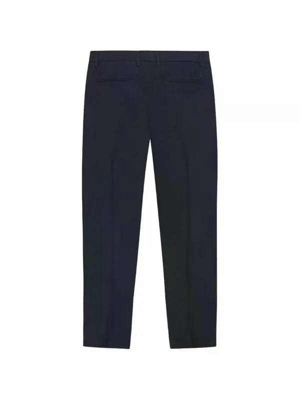 LES DEUX Pressed-crease Slim-fit Trousers
