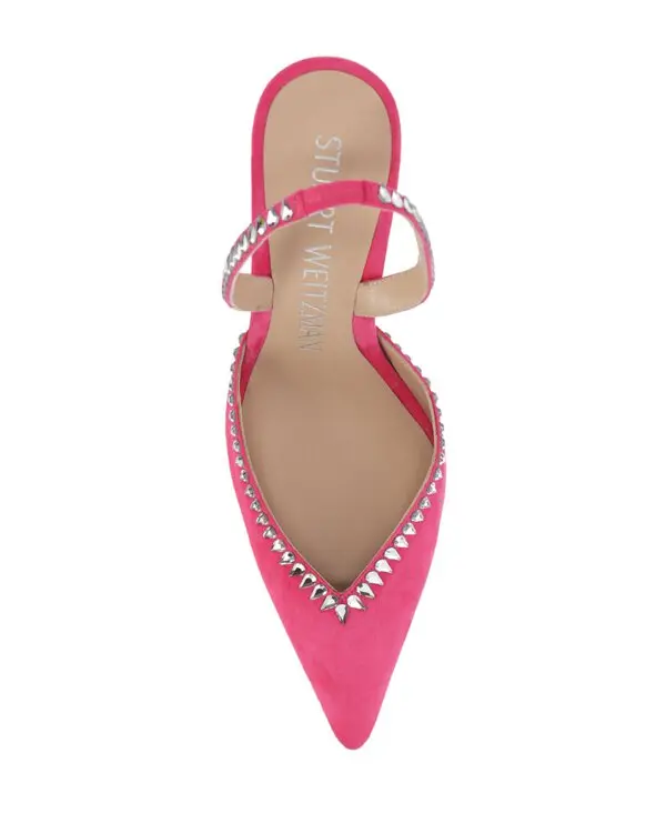 STUART WEITZMAN Gmct Pointed Toe Slingback Pumps